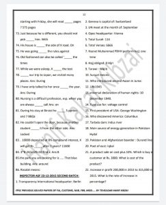 FPSC Previous Solved Papers | Download PDF (3000 MCQs)